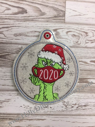 Mean One 2020 MAsk Ornament Digital File