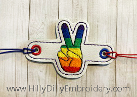Rainbow Peace Sign Digital File