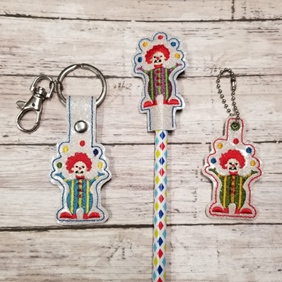 Circus Clown Design Set Digital File