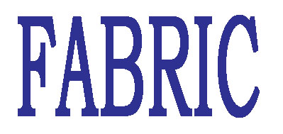 FABRIC Word Digital Design File