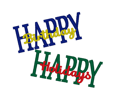 HAPPY Wording Digital Design File