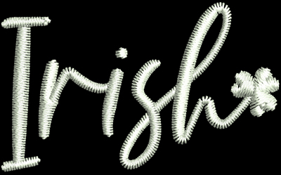 Irish Hand Written Wording Digital Design File