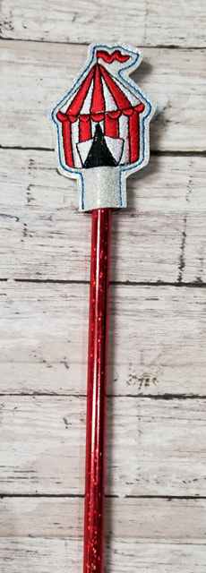 Pencil Circus Tent Topper Digital File