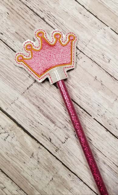 Pencil Crown1 Topper Digital File