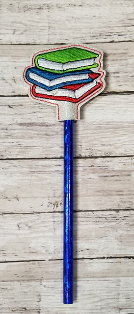 Pencil Book Stack Topper Digital File